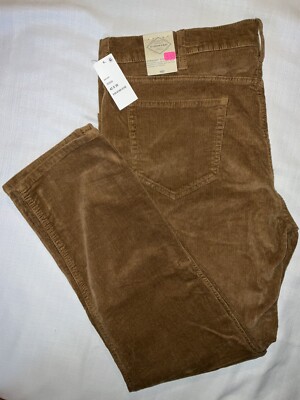 St Johns Bay Men’s Corduroy Pant, NWT, Size 42 x 30, Taffy Brown | eBay