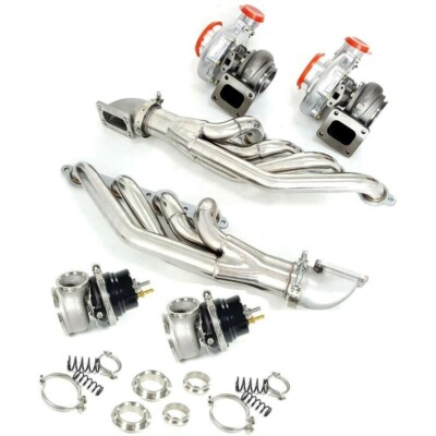 LS1 LS2 LS3 LS4 LS6 LSX V8 T4 Two Turbos+Headers+T3 T4 Elbows ...