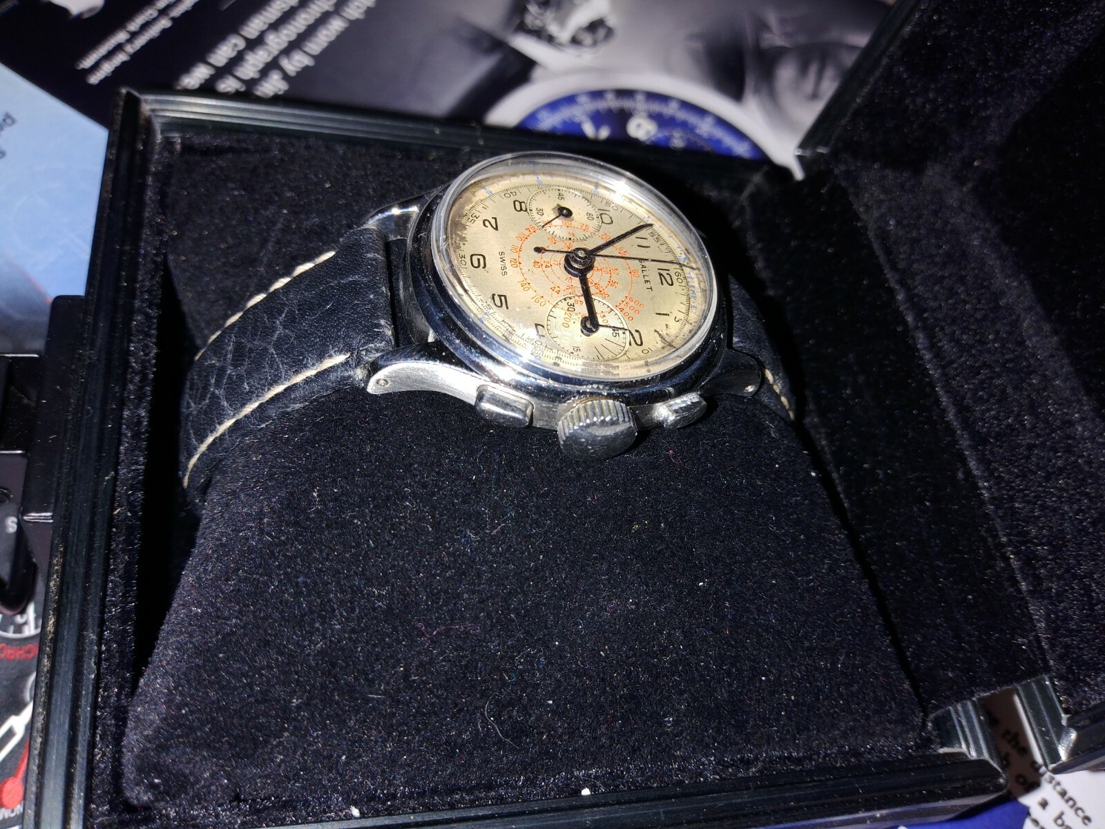 Gallet Commander Chronograph Excelsior Park Calibre 42 | eBay