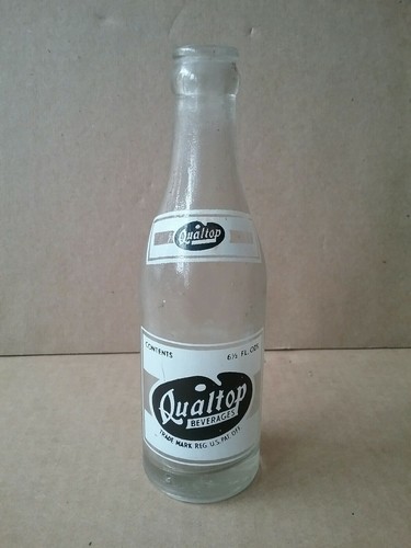 Vintage Qualtop Beverages 6 1/2 oz. Soda Bottle - Rochester NY | eBay