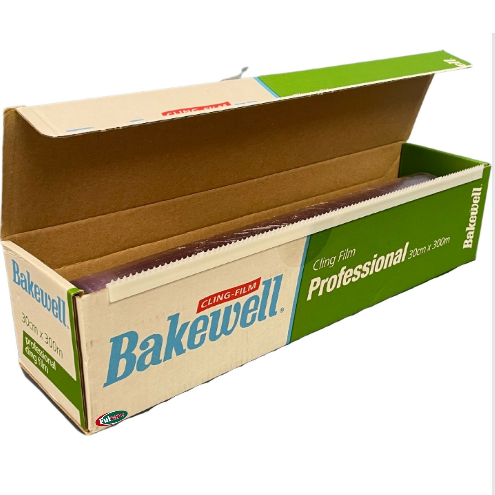 Bakewell Professional Kitchen Cling Film Clear Food Wrap Cutter Box ...