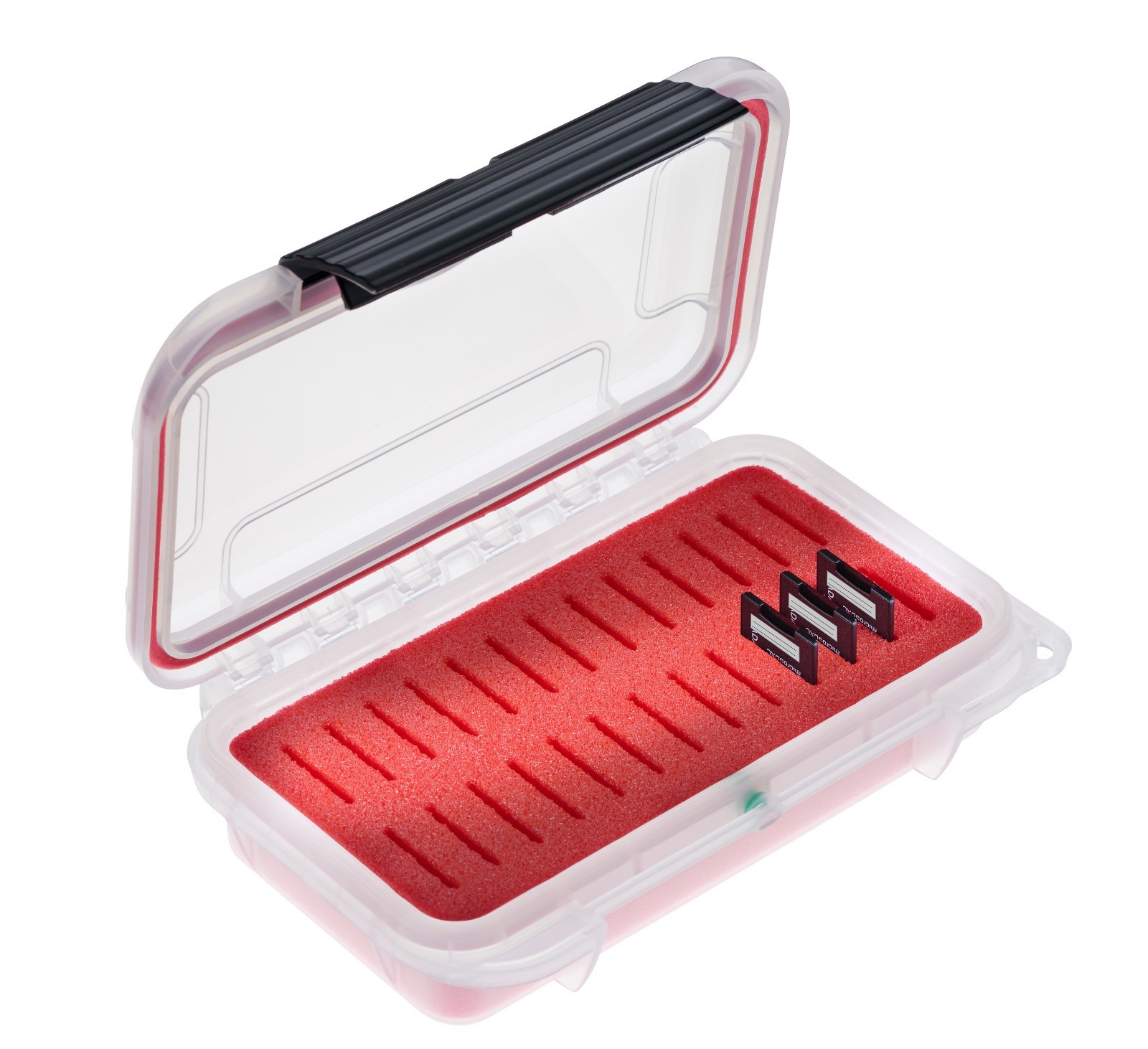 SD Memory Card Case with Custom Slotted Foam Waterproof Dust_proof ...