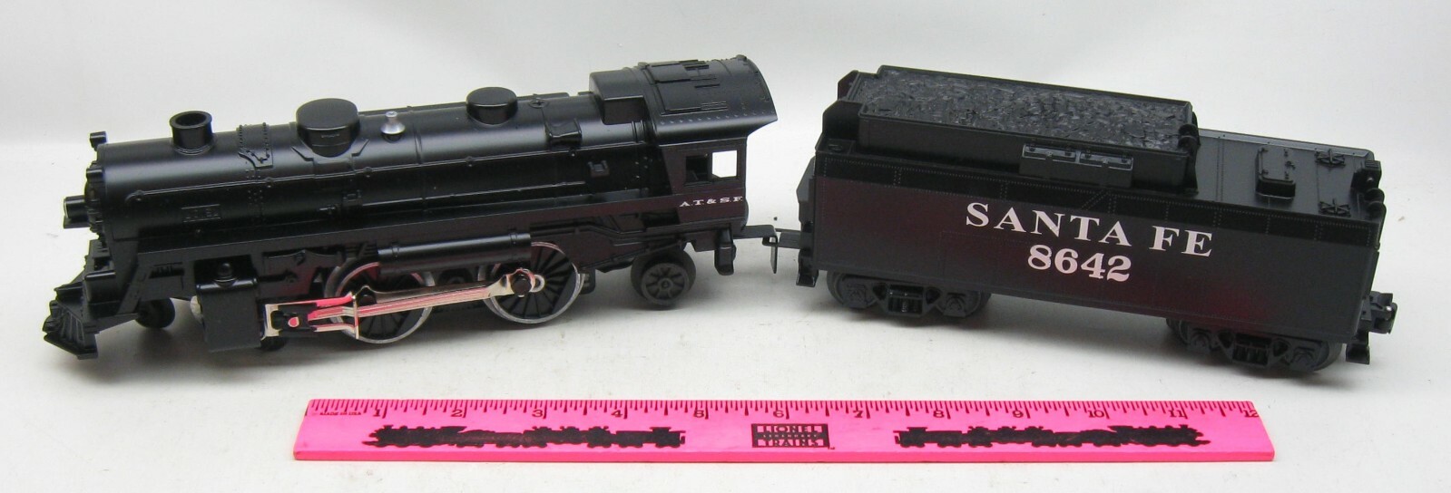 Lionel ~ #8642 Sata Fe 4-4-2 locomotive steam and tender Railsound | eBay