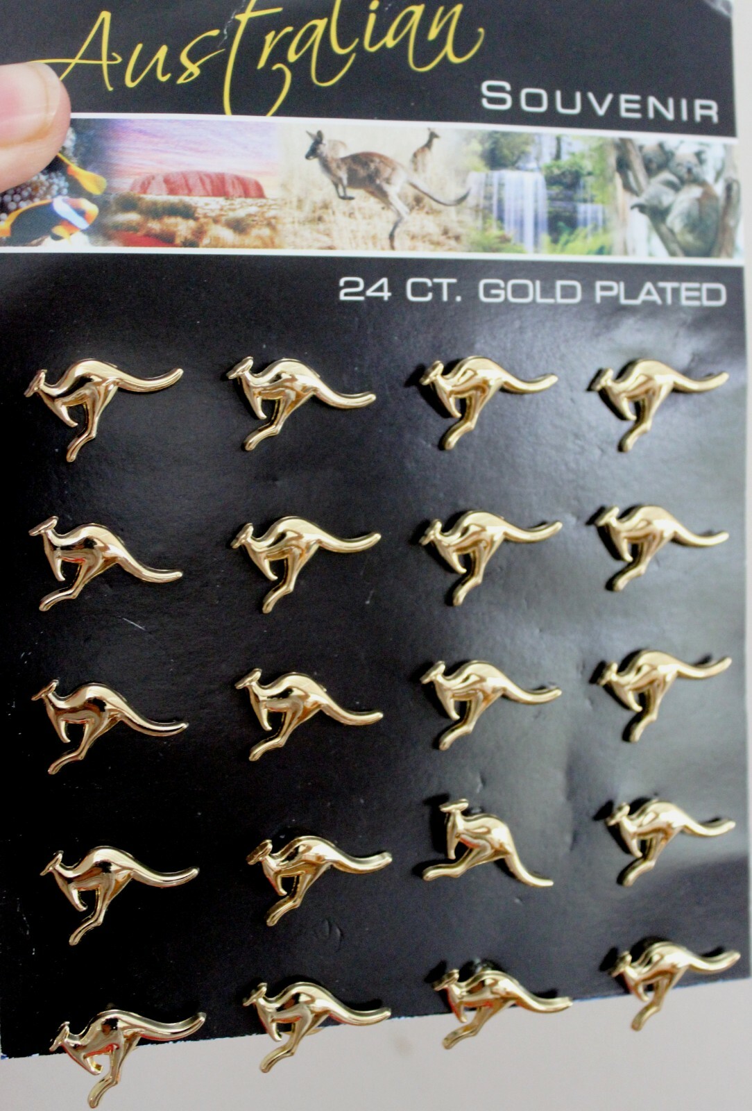30 x Australian 24k Gold Plated KANGAROO Hat/Lapel Pins | eBay Australia