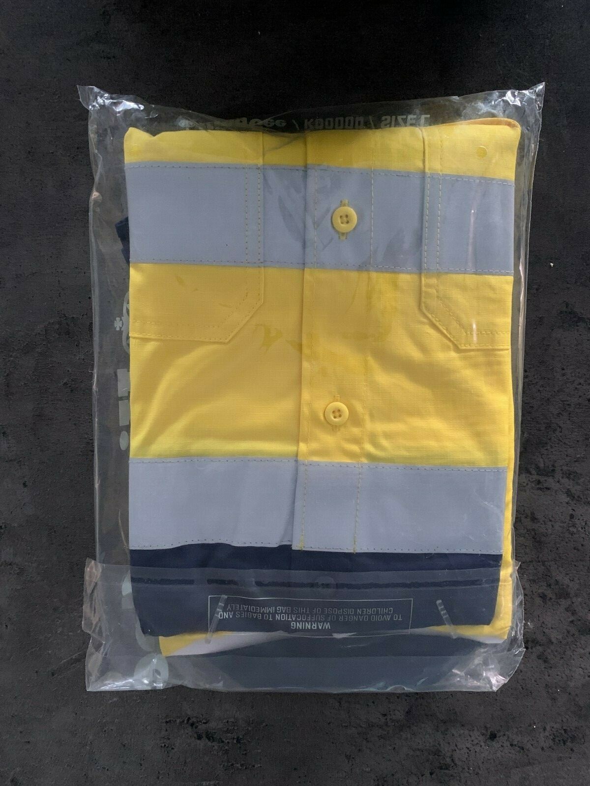 King Gee Men's WorkCool2 Spliced Shirt – Cotton – Yellow/Navy- LARGE ...