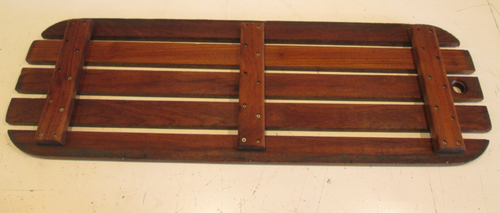 Boat Floor Deck Ski Hatch Cover Teak Aluminum Frame 37 1/2" x 13 3/8 ...