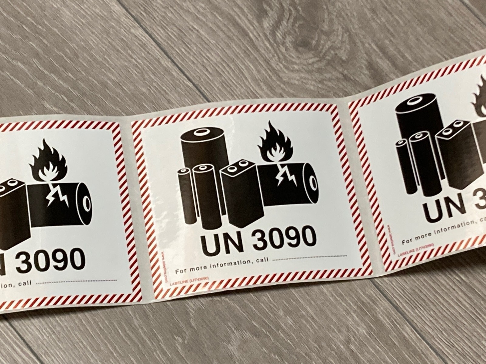 DOT Labels - UN3090 Lithium Battery, PVC-free film, 490 Sheets | eBay