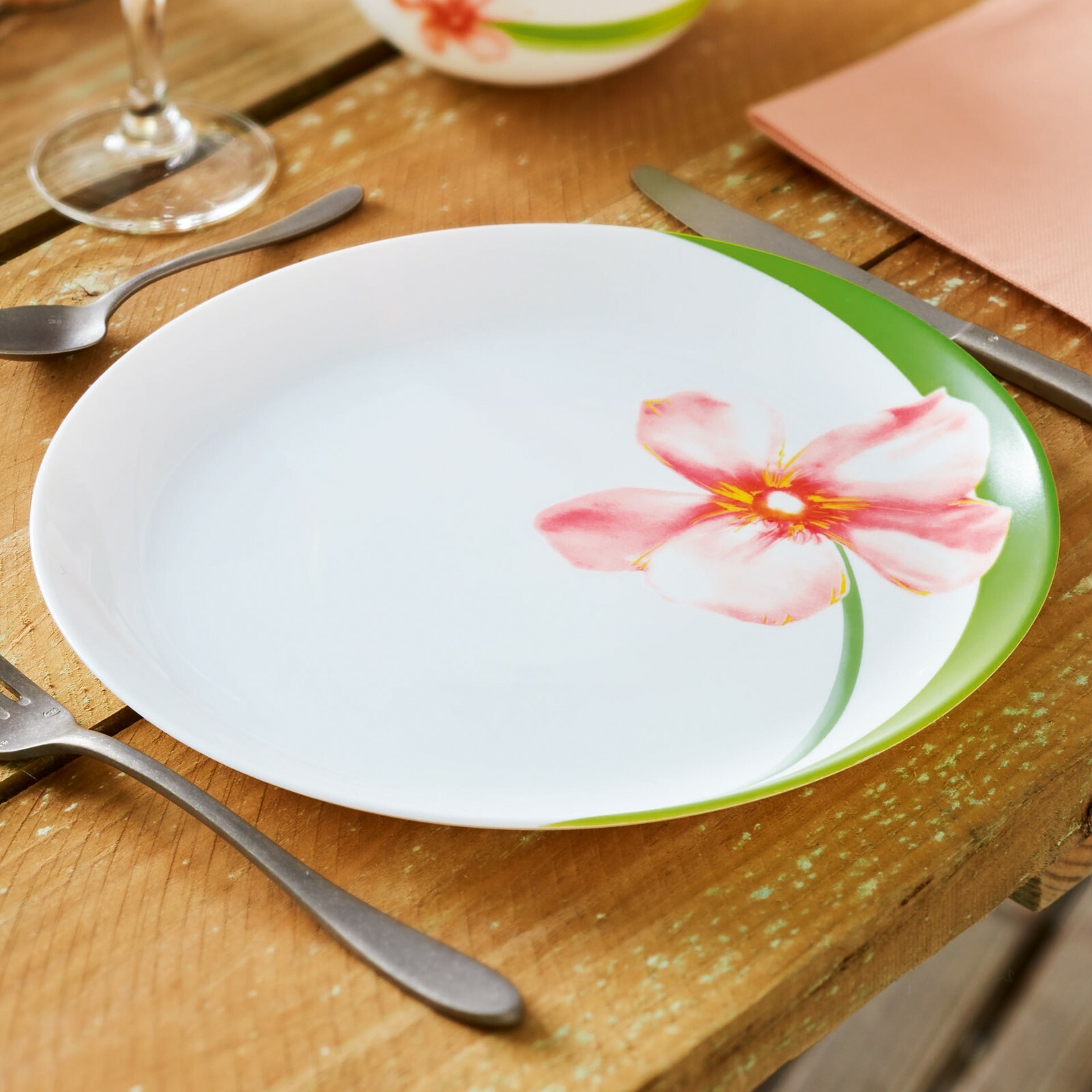 Luminarc Sweet Impression 18pc 24pc Opal Glass Dinner Set Dinnerware ...