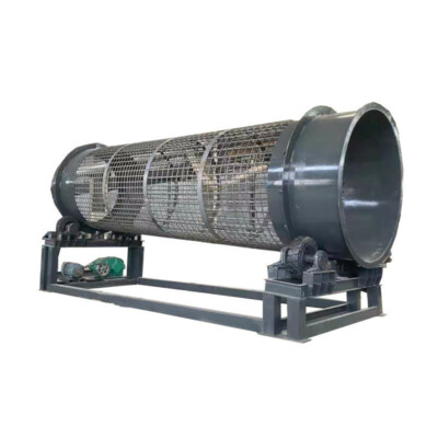 Shaftless Stone Sifter Soil Drum Vibrating Sifter Sand Separator ...