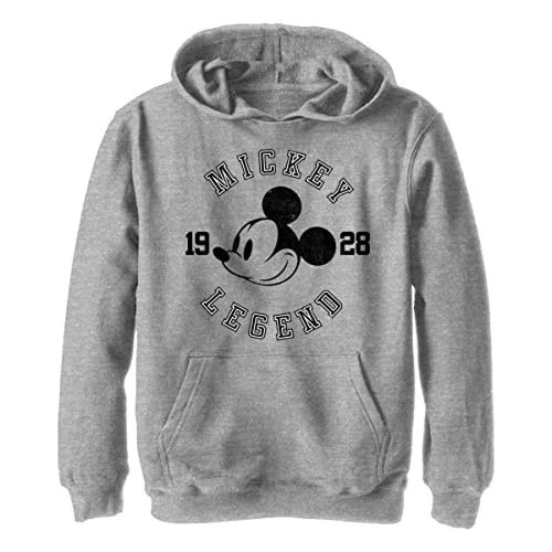 (TG. S) Disney Characters Mickey Legend Boy's Felpa con Cappuccio in ...
