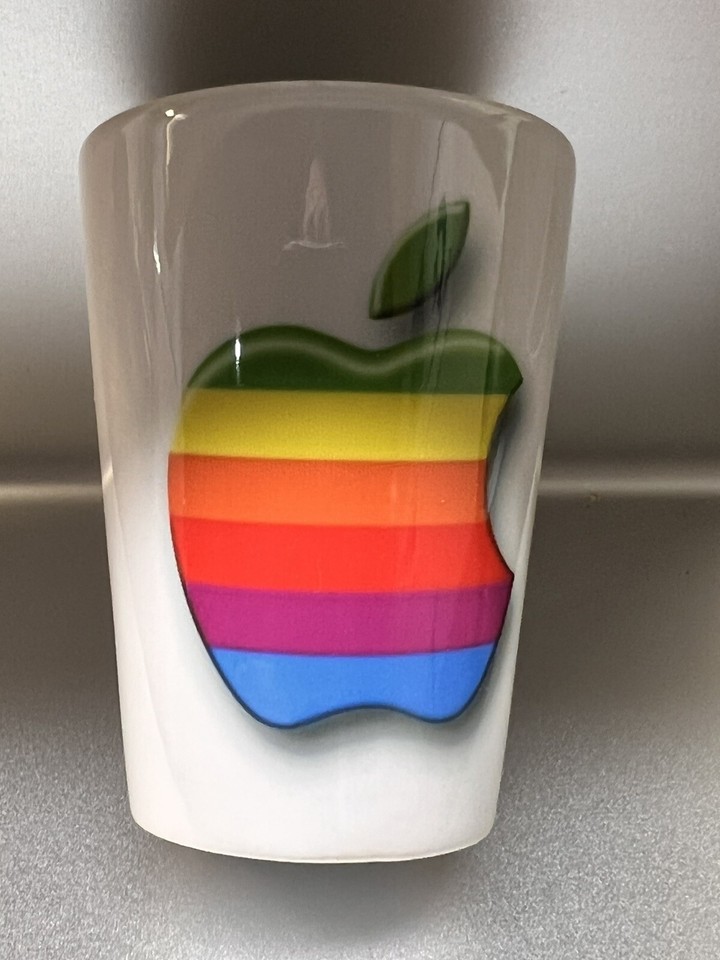 Old Vintage Apple LOGO Computer Shot Glass | eBay