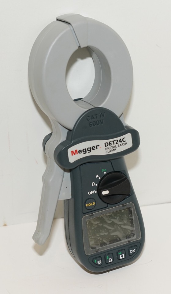 MEGGER DET24C DIGITAL EARTH GROUND & LEAKAGE ELIPTICAL CLAMP METER ...