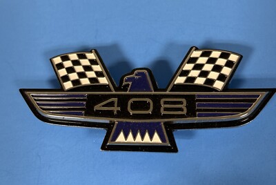 408 Eagle Bird Fender Emblems -blue/silver | eBay