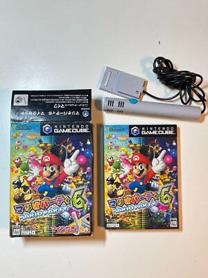 MARIO PARTY 6 Microphone Set Game Cube GC Nintendo Gamecube Japan NTSC ...