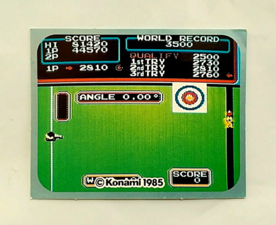 (Game Item) Sticker, Famicom, No. 353, Hyper Sports, EX, 1985, Amada ...