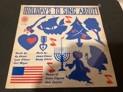 LYNN & JAMIE GLASER Holiday to Sing About Songs Records Vintage New ...