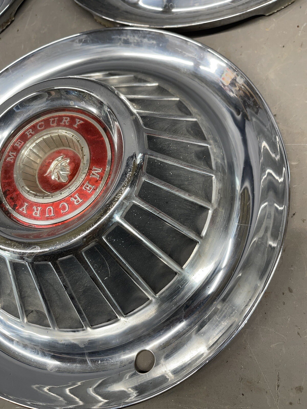 1964 Mercury Marauder Montclair Monterey 14‚Äù Hub Caps Hubcaps Rim ...