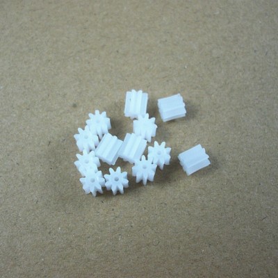 10pcs 8T 0.5 Modulus Plastic Gear 0.9mm Aperture Wheel For Gear Motor ...