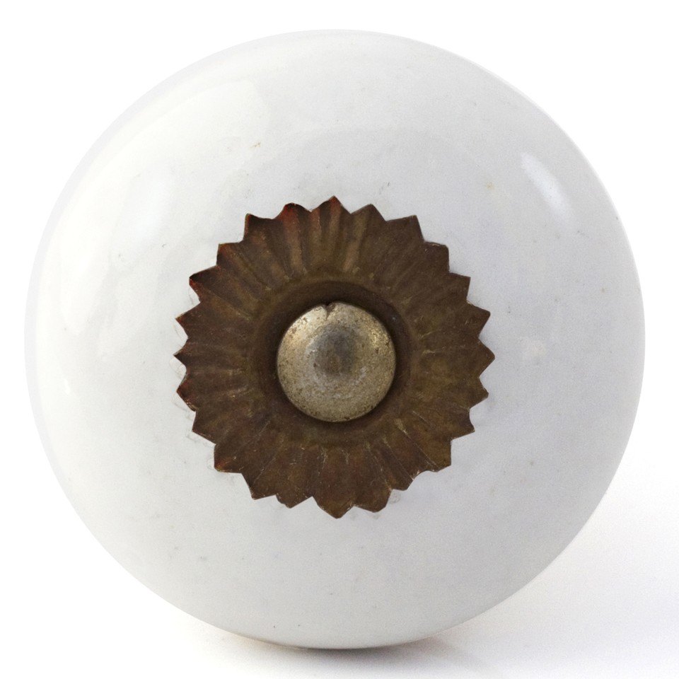 White cream ceramic knobs drawer pulls cupboard door knobs porcelain china | eBay