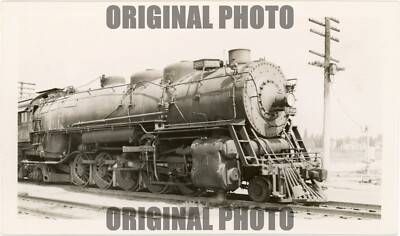 ATSF Santa Fe 3800 Locomotive # 3861 2-10-2 San Bernardino CA 1941 Orig ...