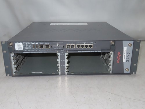 Avaya G450 MP80 Media Gateway Module 700506956 w/ dual PS 700459498 | eBay