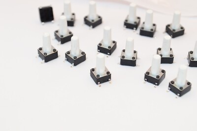 Micro Switch 6x6x11mm PCB Momentary Tactile Tact Mini Push Button DIP ...
