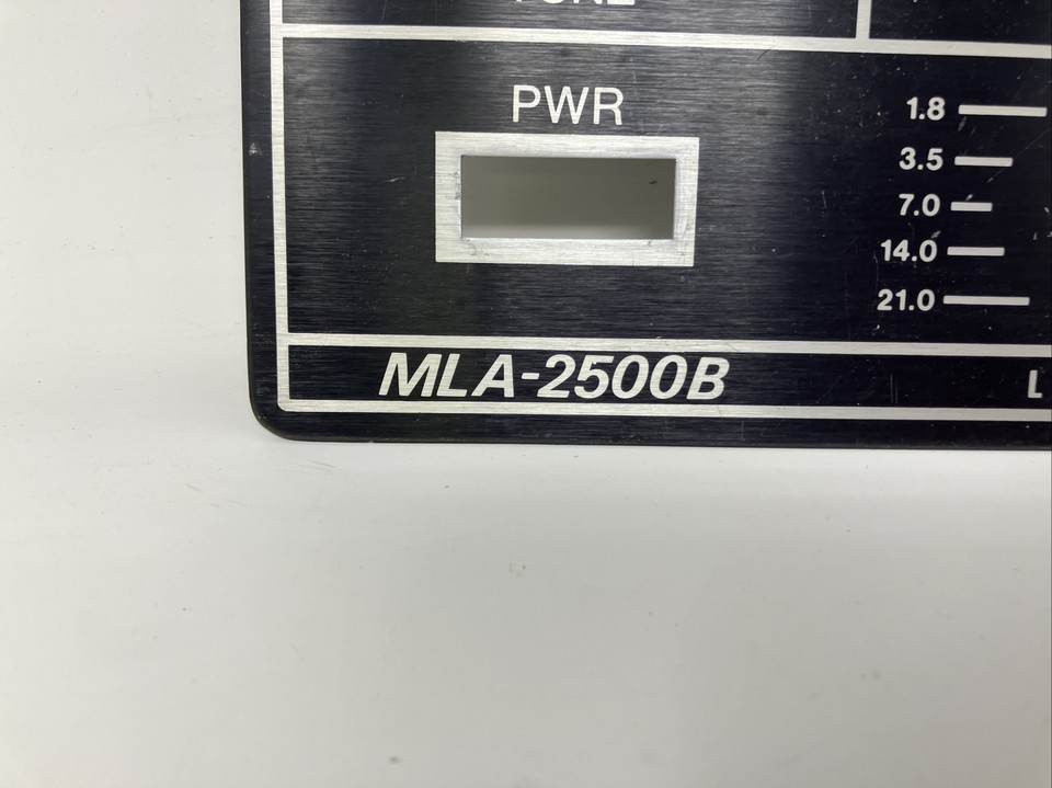 DENTRON MLA 2500B Tube Linear Amplifier Front Panel | eBay
