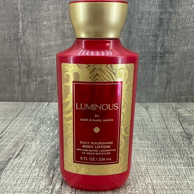 Bath & Body Works Luminous Daily Nourishing Body Lotion Cream 8 oz ...