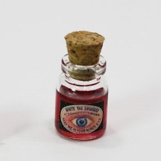 Dollhouse Vintage Look Glass Bottle of Cherry Medicine 648260934187| eBay