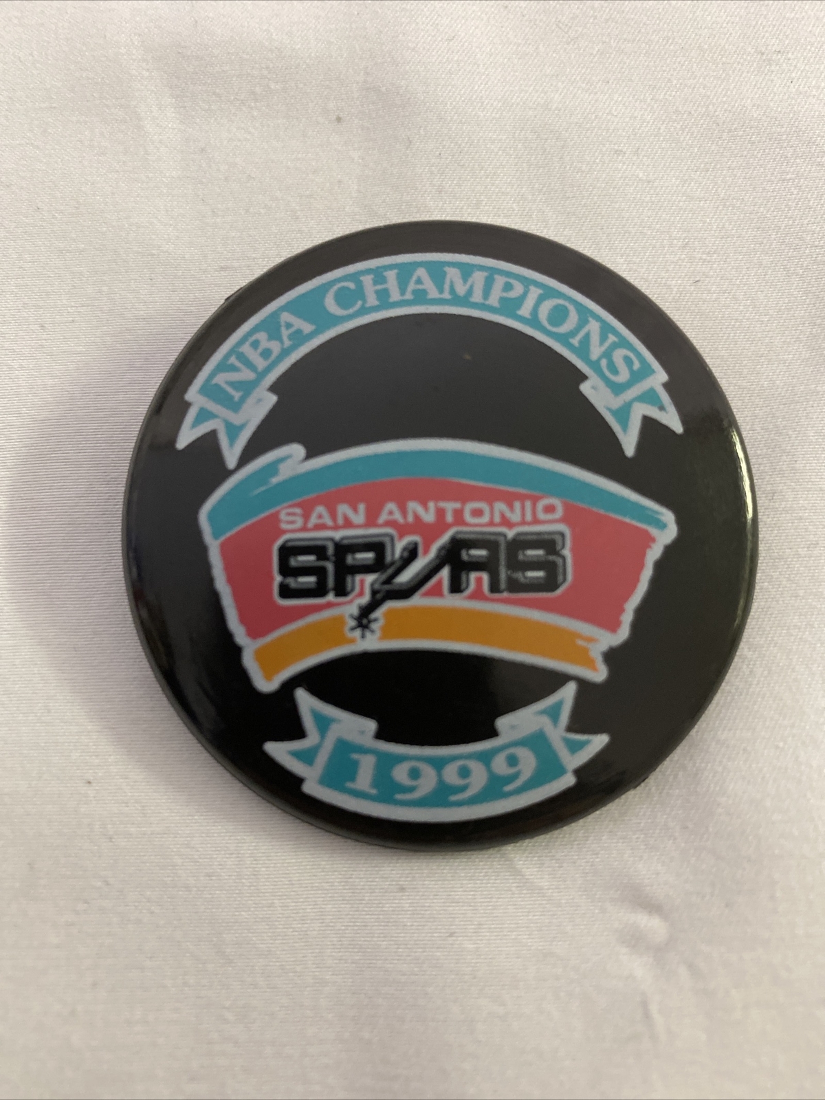 Lot of 2 Vintage San Antonio Spurs 1999 NBA Champions Pin Pinback ...