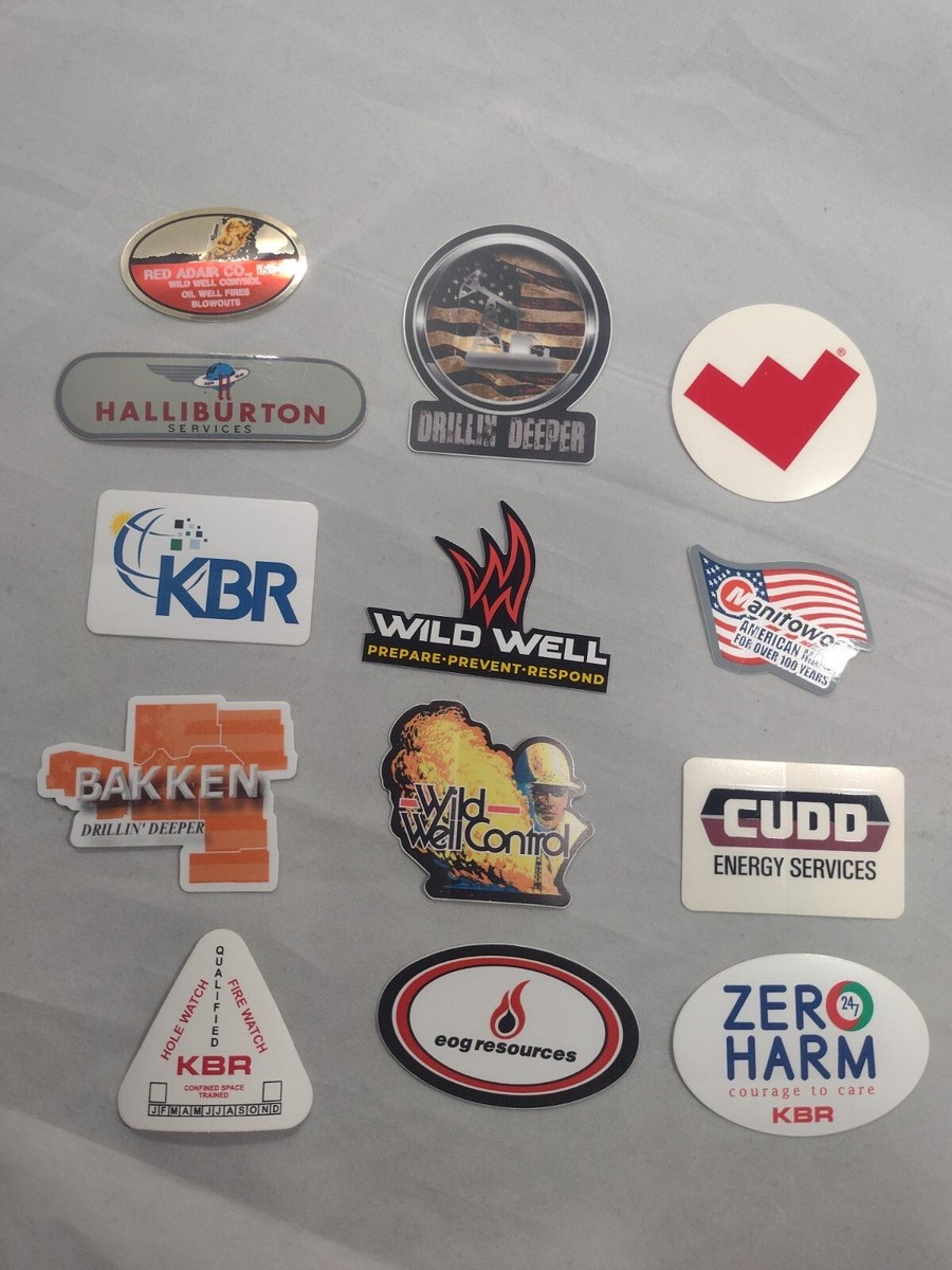 Oilfield Company Stickers