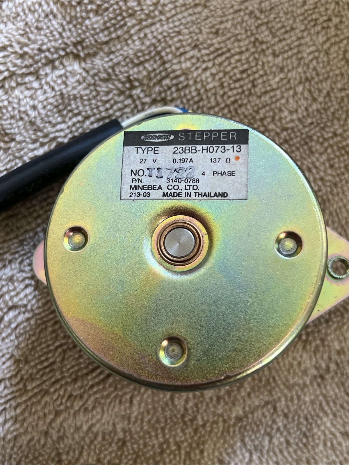 Minebea Astrosyn Stepper Motor 23BB-H073-13 27V for sale online | eBay