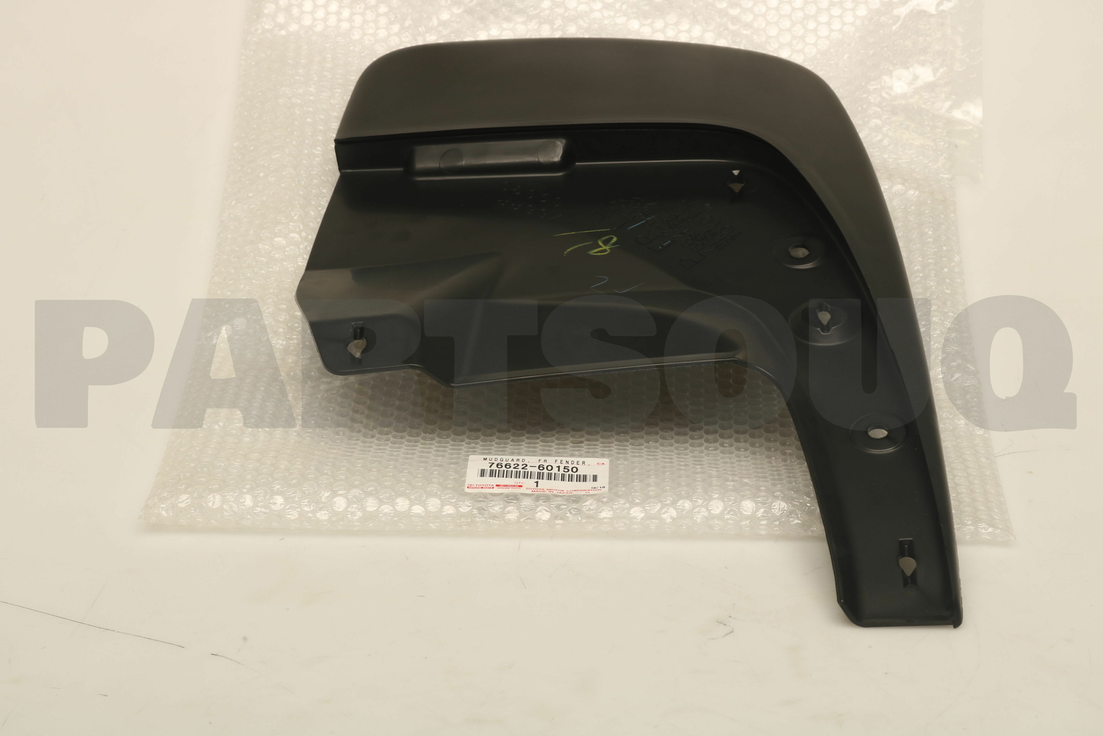 7662260150 Genuine Toyota MUDGUARD, FRONT FENDER, LH 76622-60150 | eBay UK