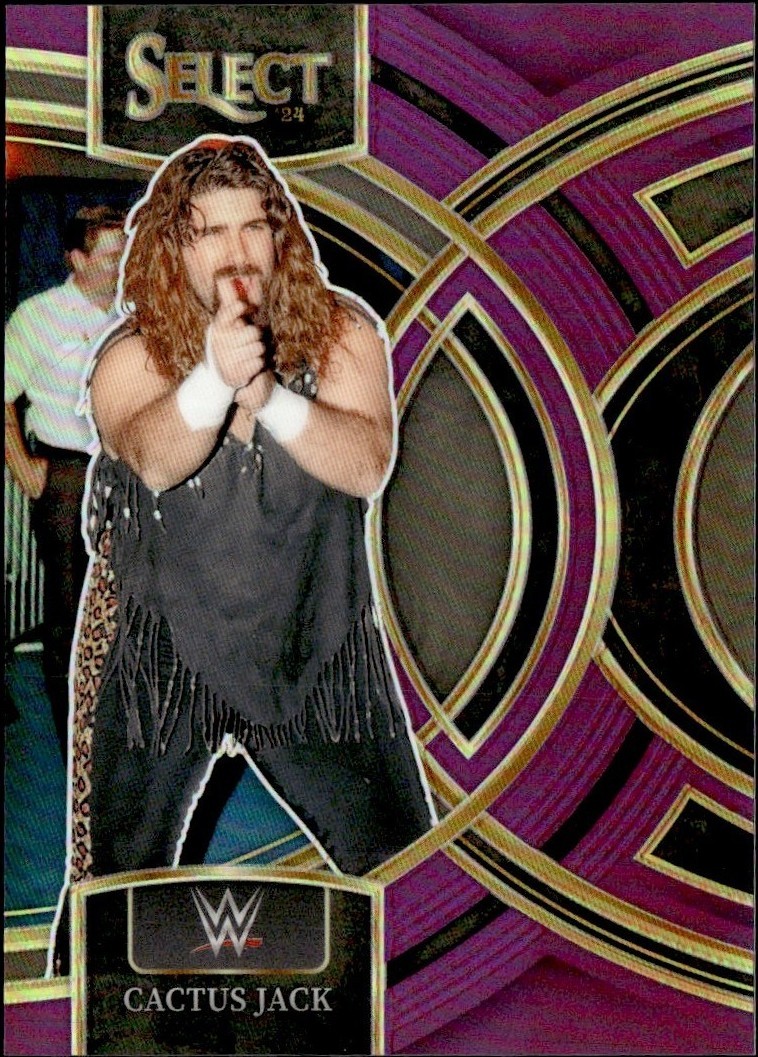 2024 Panini Select WWE - Premier Level Cactus Jack #193 Purple Prizm ...