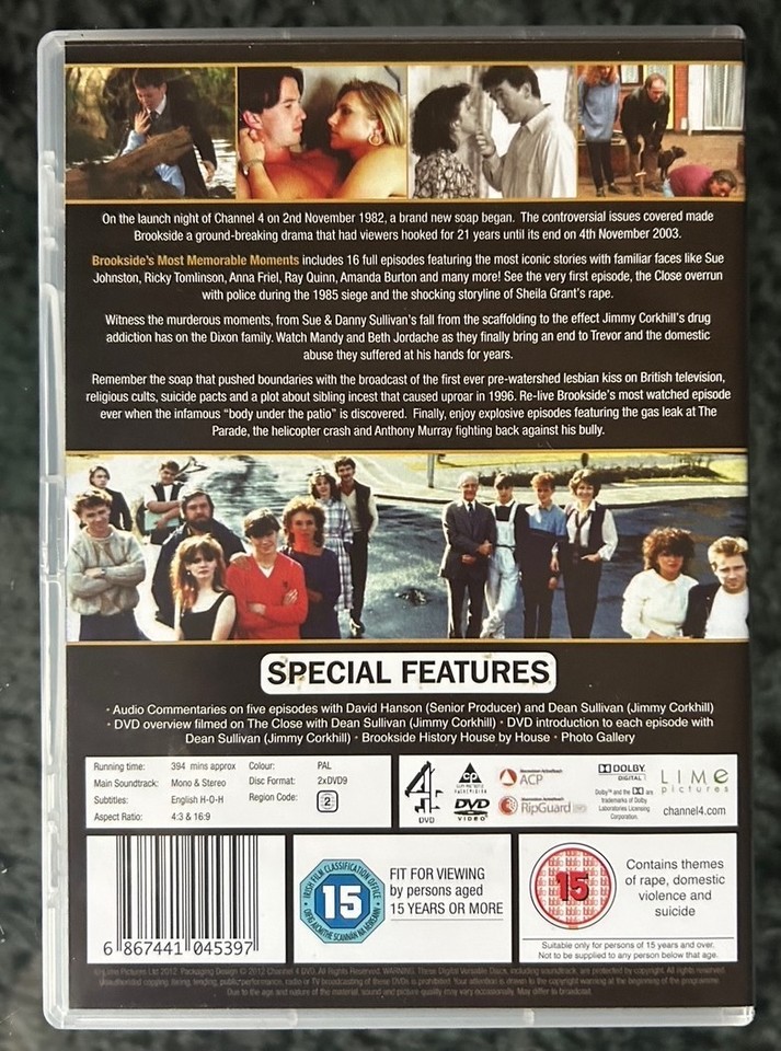 Brookside Most Memorable Moments The 30th Anniversary DVD Box Set ...
