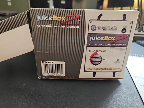 Megatech Juicebox 2 AC/DC Dual Battery Charger Model MTC613 | eBay