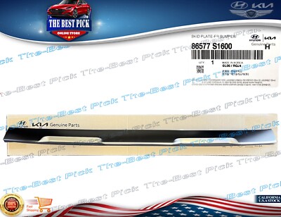 ⭐GENUINE⭐ Front Bumper Skid Plate Satin Chrome ⭐OEM⭐ 21-23 Santa Fe ...