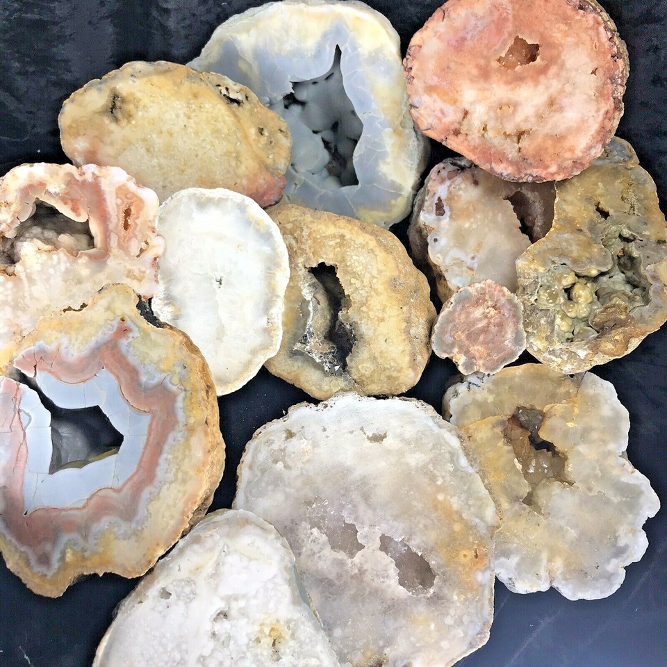 5Lbs Whole GEODES AGATES NODULES Lapidary Uncut Semi to Solid Unopened ...