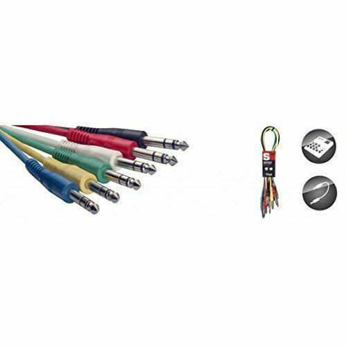 Stagg Spc060s E 60 Cm Stereo Jack Patch Cable (pack of 6) for sale ...