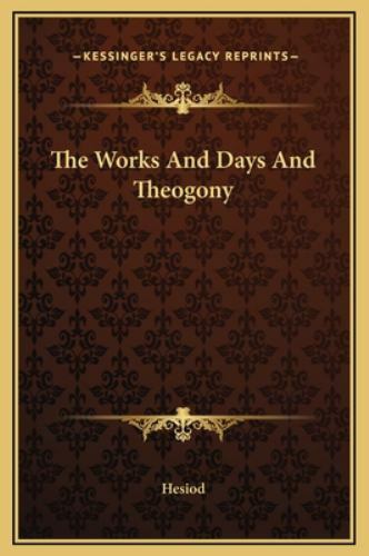The Works and Days and Theogony by Hesiod (2010, Hardcover) for sale ...