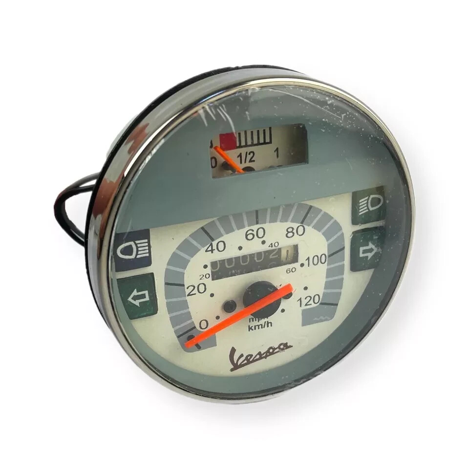 Vespa LML Star PX MY Style 80mph/120 kmh Speedometer Cream Face | eBay UK