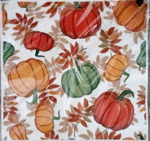 Fall Season Wax Paper Sheets/Baking Liners 100PCS Pumpkin and Fall Leaf ...