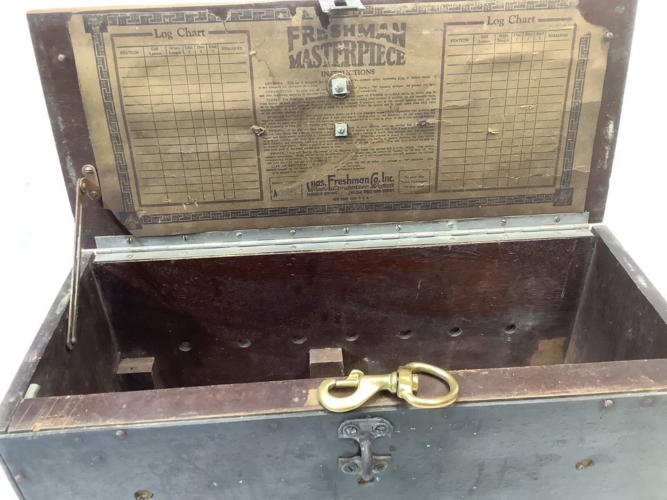 1920s Primitive Tool Tube Radio Collectors Toolbox Western Electric Era ...