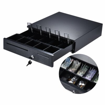 POS Cash Drawer Register Heavy Duty Removable Cash Tray Till Draw ...