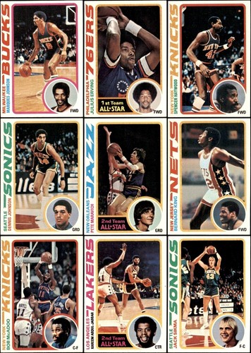 1978-79 Topps Basketball Complete Set (132) EX to NM-MT or better ...
