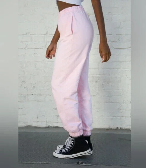 Brandy Melville Rosa Pink Sweatpants One Size | eBay
