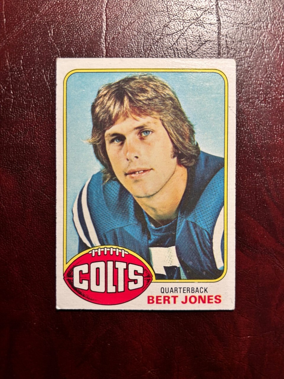 1976 Topps #525 - Bert Jones, Baltimore Colts - FREE SHIPPING | eBay