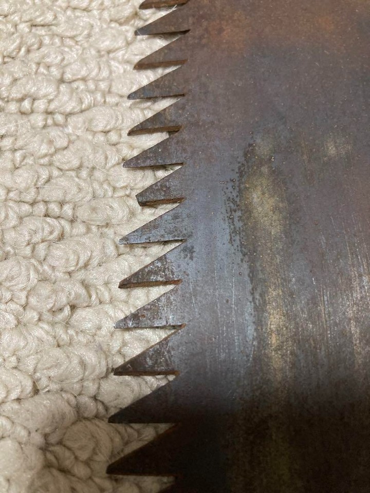 Antique Vintage Japanese Old Long Hand saw Carpentry tool Single edge ...