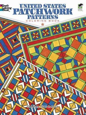 United States Patchwork Patterns Coloring Book [Dover Design Coloring ...