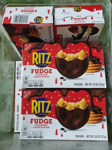 Ritz Fudge Covered Crackers Limited Edition 2 boxes of 7.8 Oz , exp 04 ...